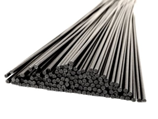 Plastic welding rods PP/EPDM 4mm Round Black 1kg rods | az-reptec