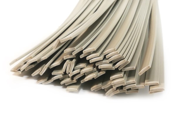 Plastic welding rods PP 8x2mm Flat Beige 1kg rods | az-reptec